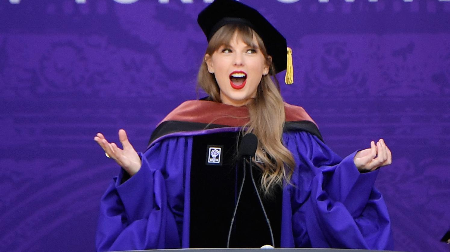 "It's Doctor Swift": Taylor Swift Awarded Honorary Doctorate